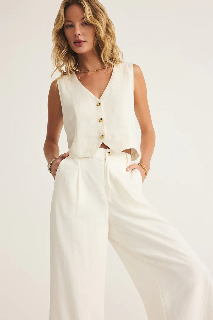 Z Supply Marta Linen Vest – Tammy Pular